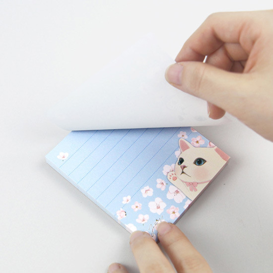 Jetoy choo choo cat memo notes writing pad ver2