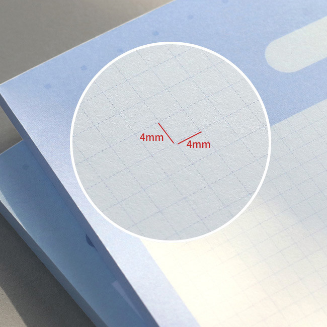 ICONIC Haru B5 size grid notes memo notepad - Fallindesign