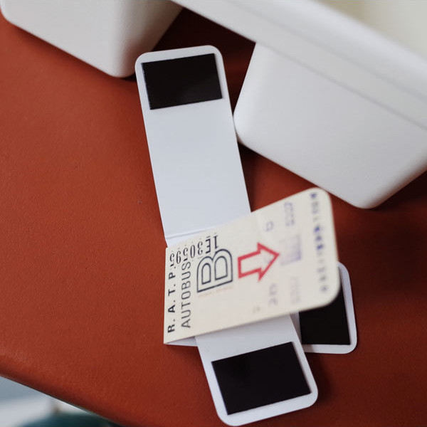 UNIVERSAL CONDITION Vintage ticket magnet bookmark set