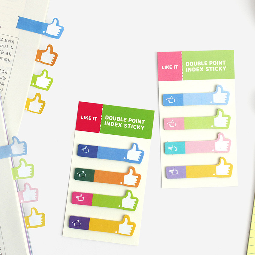 Bookfriends Like it double point index sticky bookmark