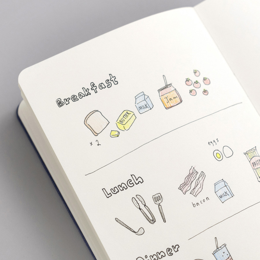 Byfulldesign Making memory medium blank notebook ver2