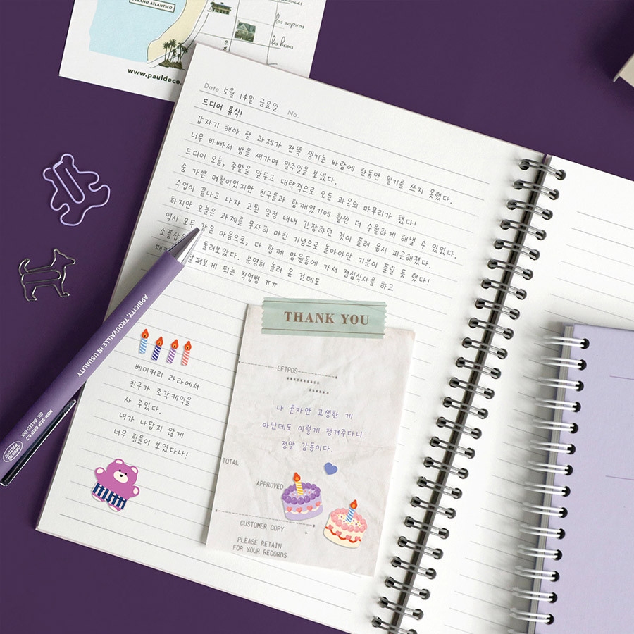 ICONIC Compact wire bound A5 hardcover lined notebook