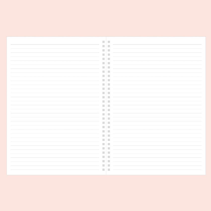 Indigo Basic B5 sprial binding lined notebook