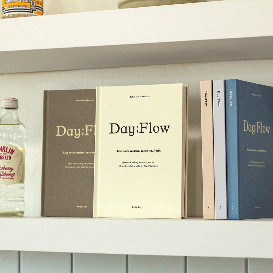 Dash And Dot Day Flow Dateless Daily Diary Journal