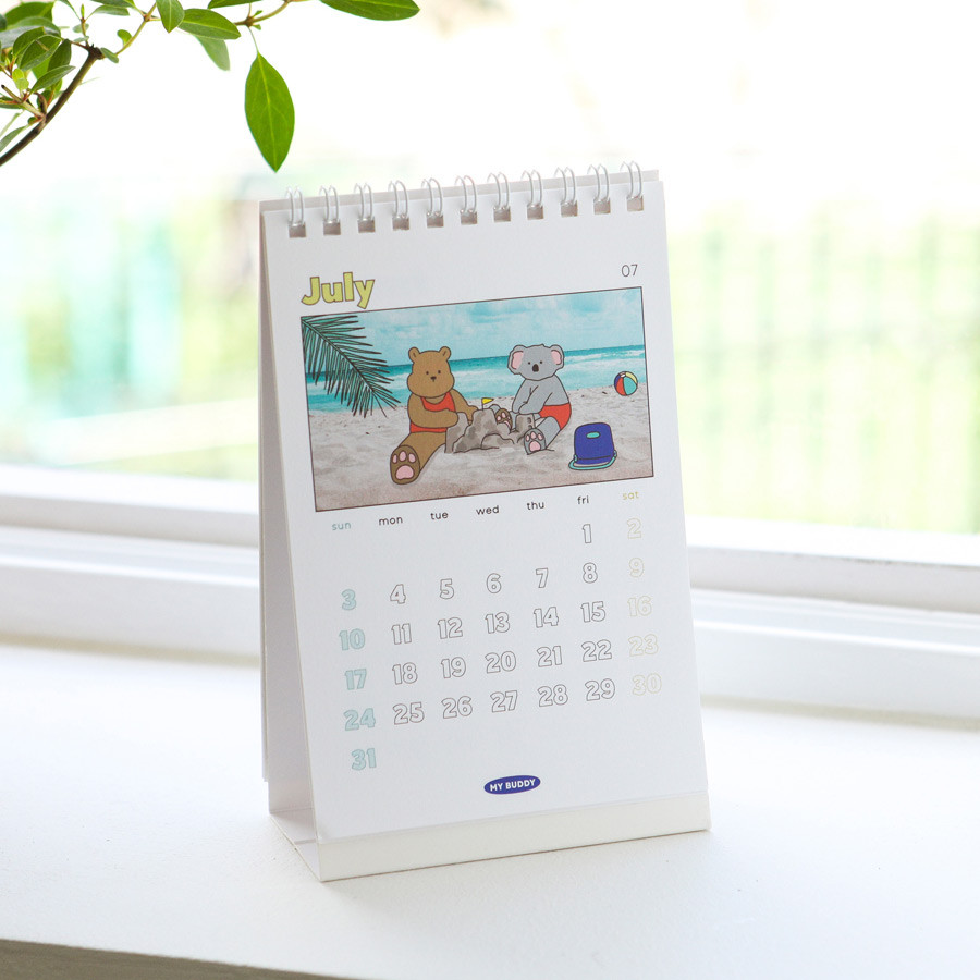 Dailylike 2022 My Buddy Mini Monthly Desk Calendar