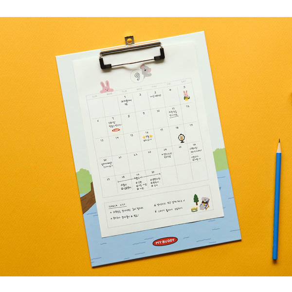 Dailylike My Buddy A4 Document Holder File Clipboard