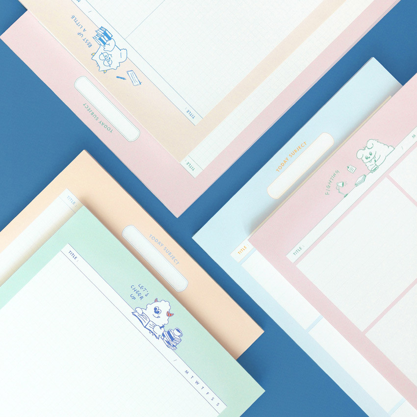 Indigo Monster School B5 Writing Notepad - Fallindesign.com