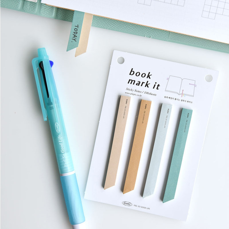Play Obje Life Stationery Sticky Notepad Bookmark Set