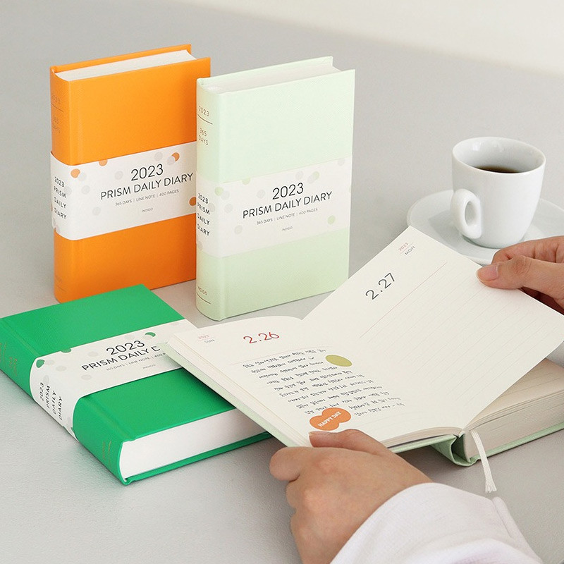 Indigo 2023 Prism Small Dated Daily Diary Journal Planner