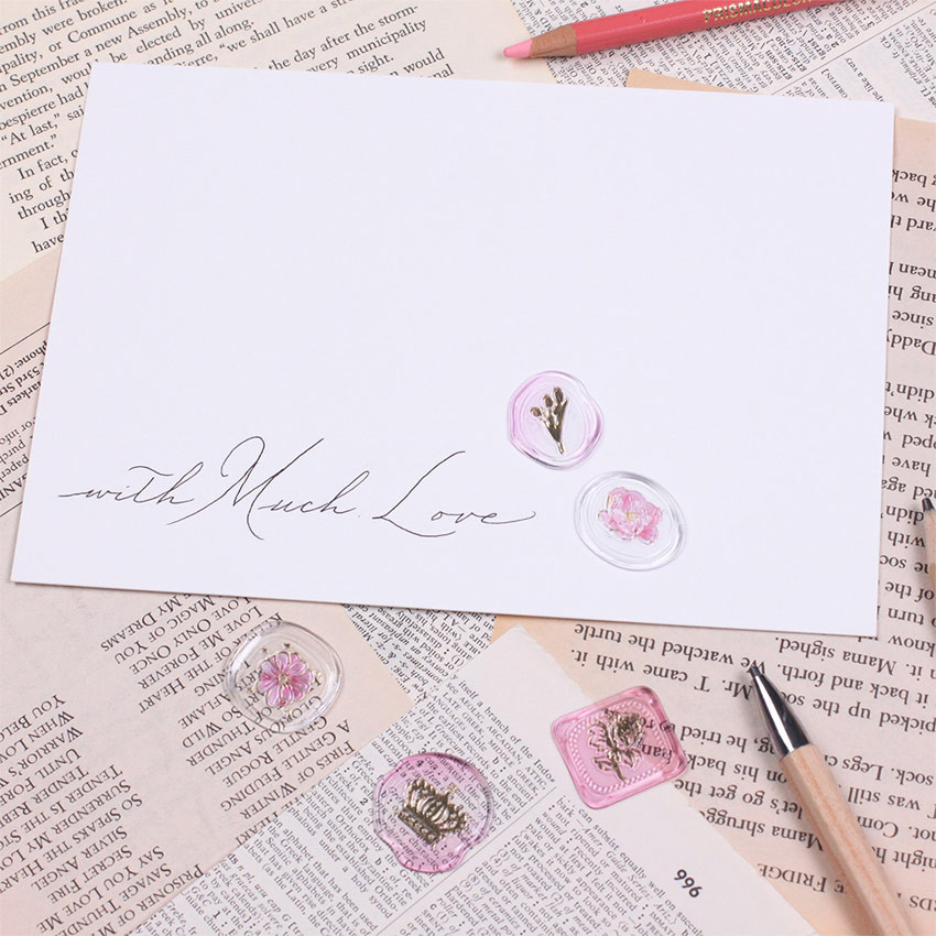 Appree Pure Pink Self Adhesive Sealing Wax Sticker
