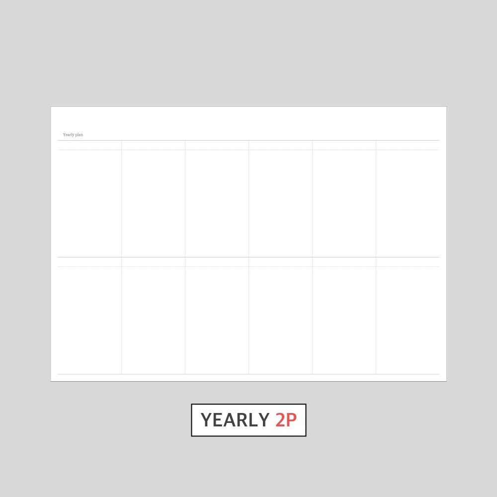 O-check One Ordinary Day Dateless Monthly Diary Planner