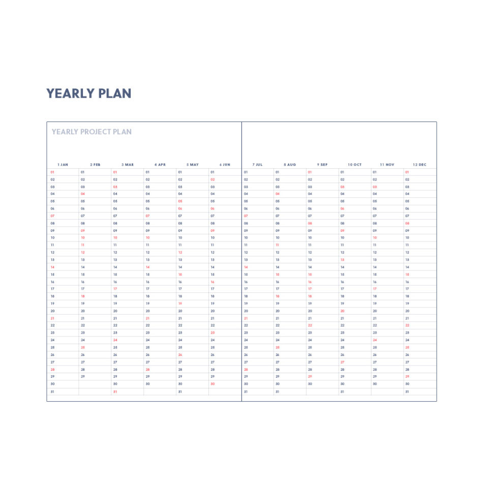2024 A Piece of Project Dated Weekly Planner Agenda
