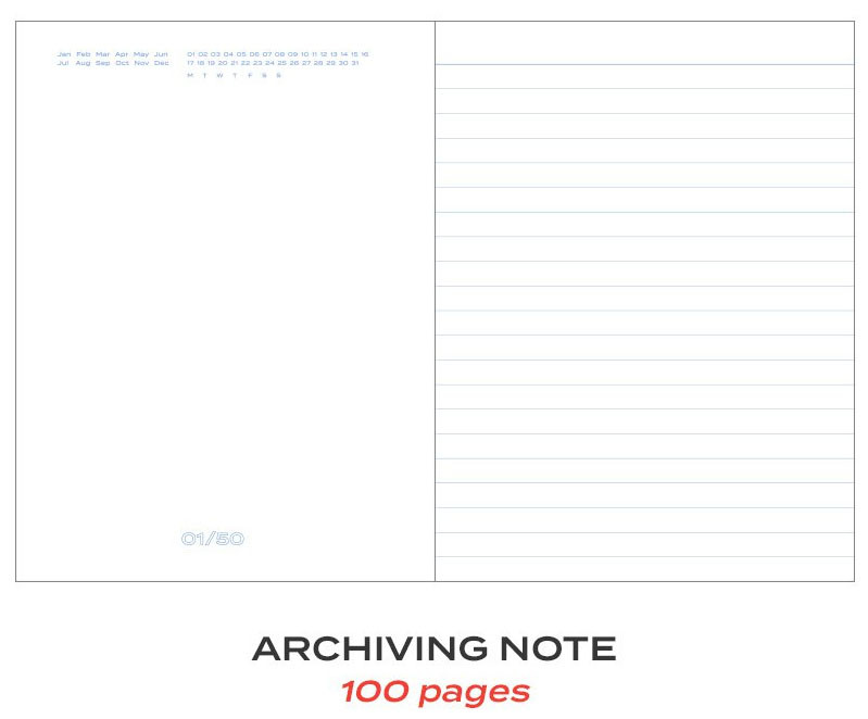 Daily Archive Spiral Essay Notebook Planner