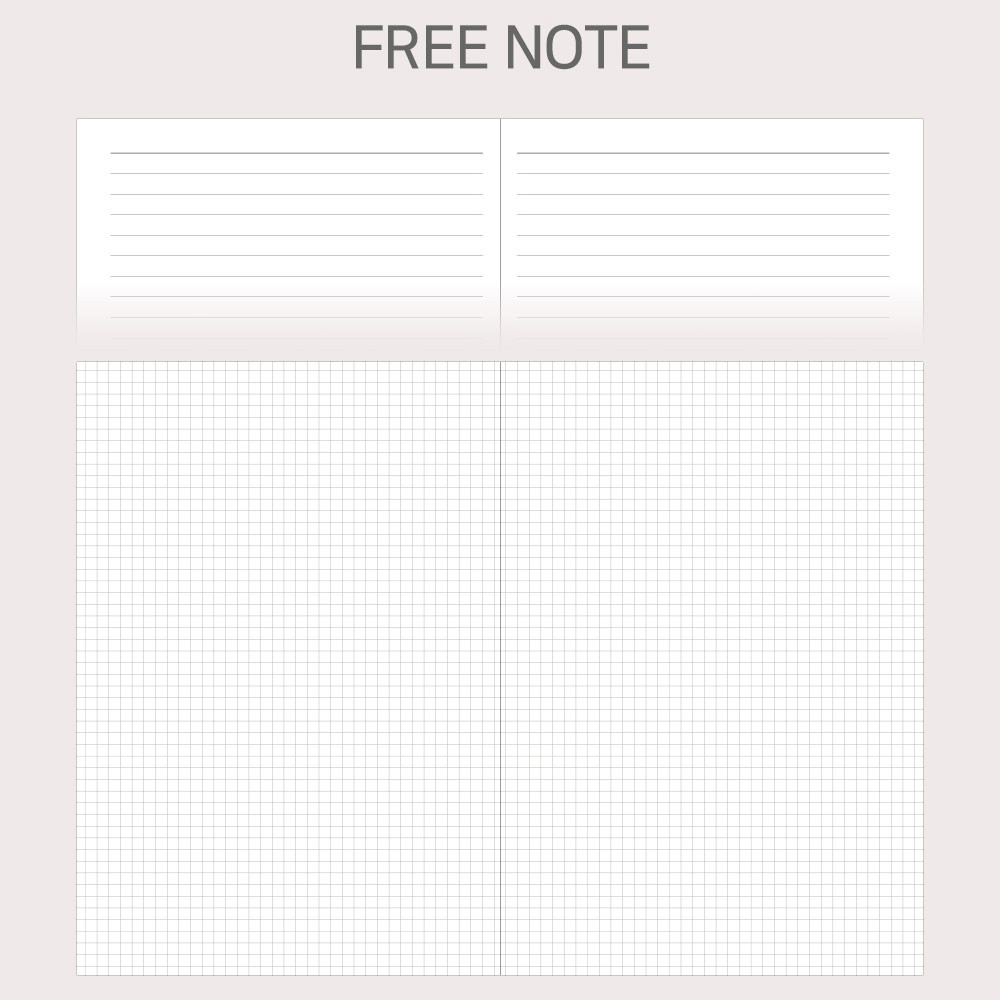 3AL 2024 Black Mong A5 Dated Weekly Diary Planner