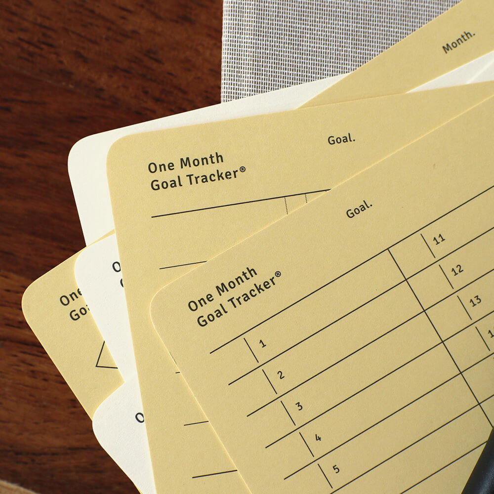 Reach Your Goals with Keep This Card One Month Goal Tracker