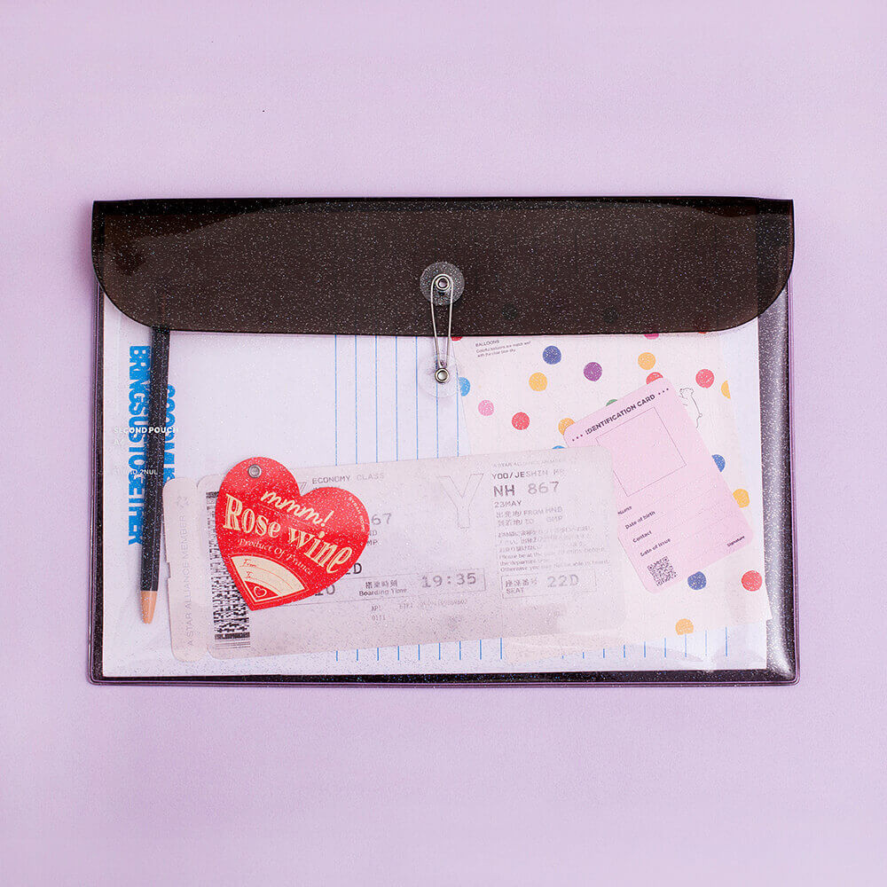 2nul Second A4 PVC File Folder Pouch | Fun & Functional