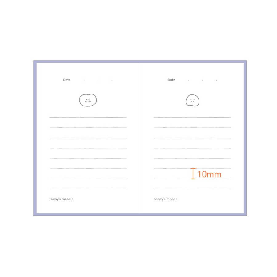 Indigo Today's Mood Undated Daily Diary for 365 days