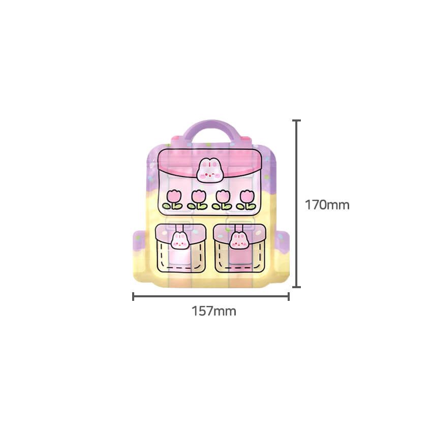 Cutie Backpack Handle Zipper Bag Set Stylish Bags