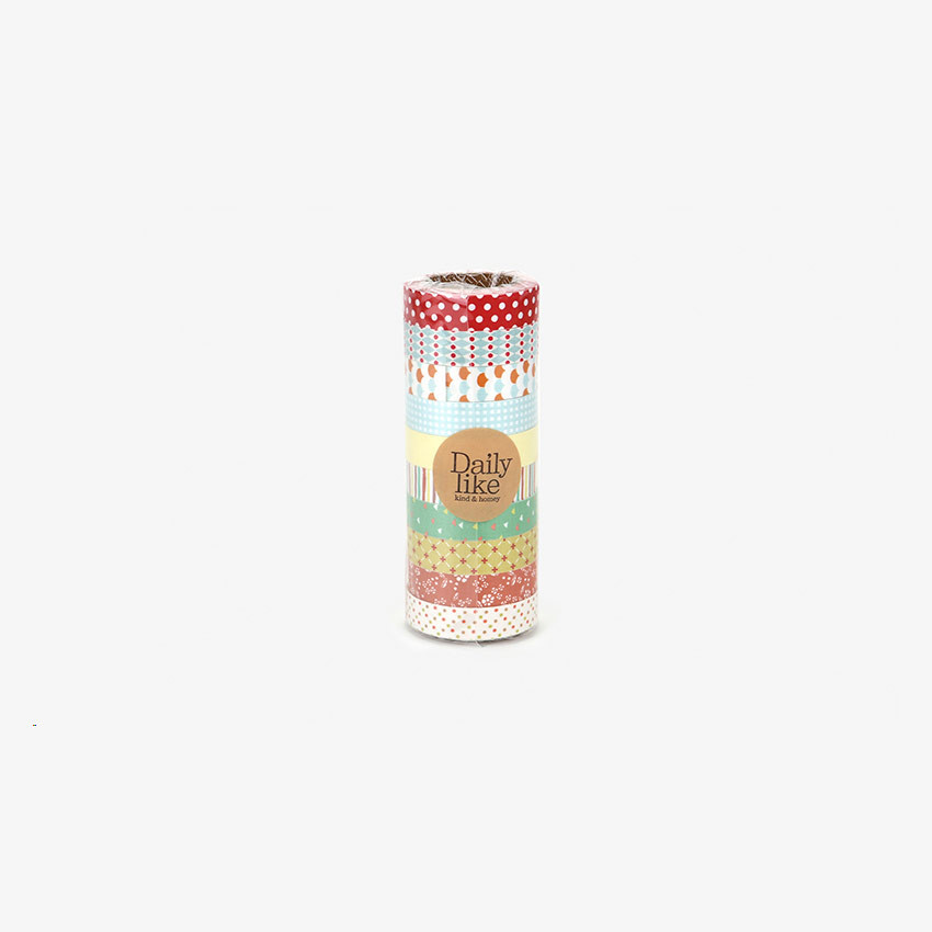 Dailylike Ten Fabric Tape Set | Durable Adhesive Tape