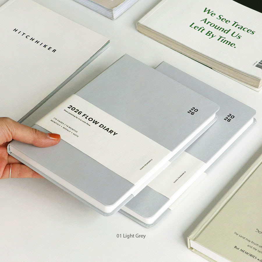 Iconic 2026 Flow Dated Weekly Diary: Weekly & Monthly Layouts
