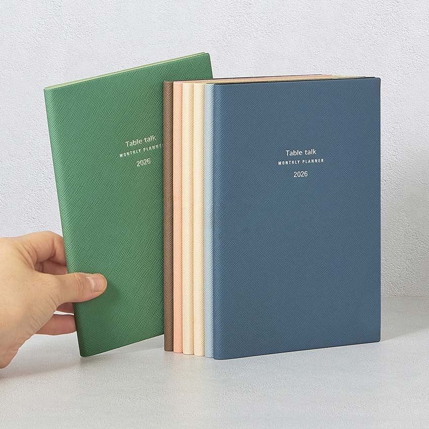 2026 Table Talk B6 Dated Planner | Monthly & Daily Organizer