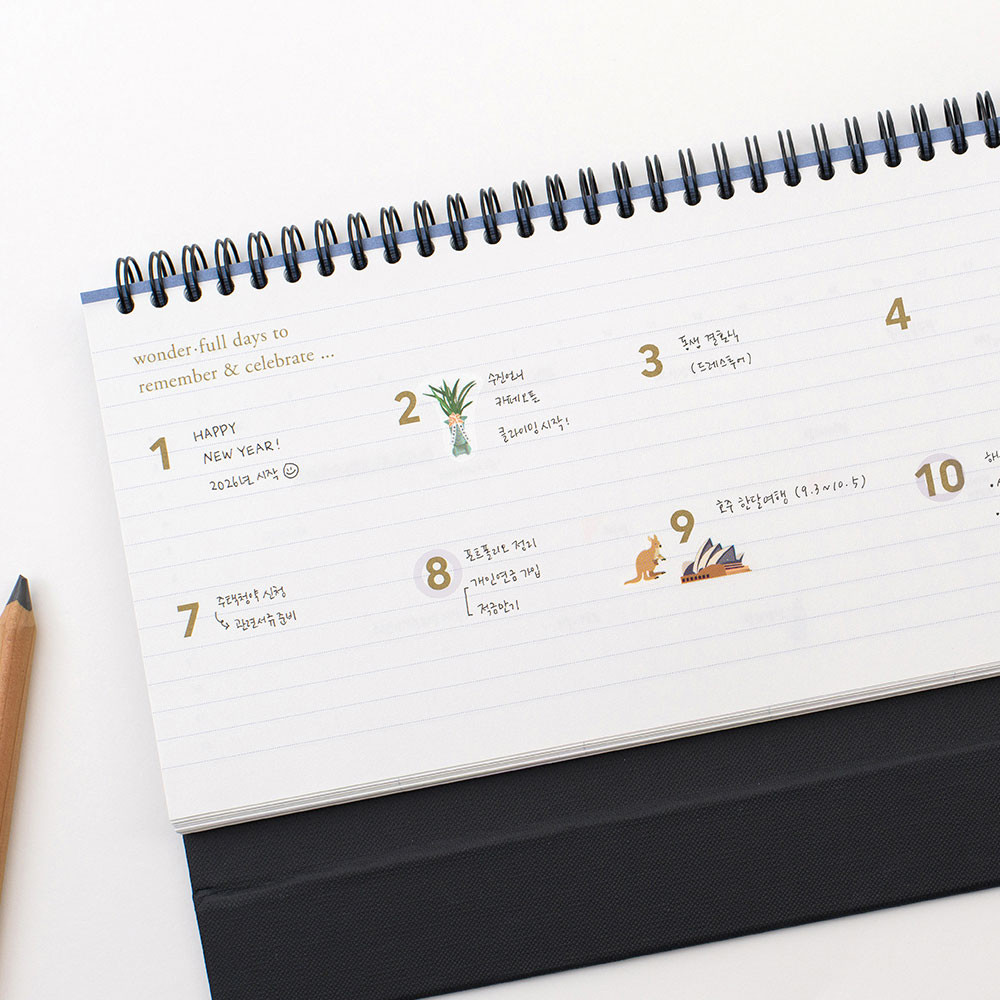 2026 Standing Desk Planner | Weekly & Monthly Organizer