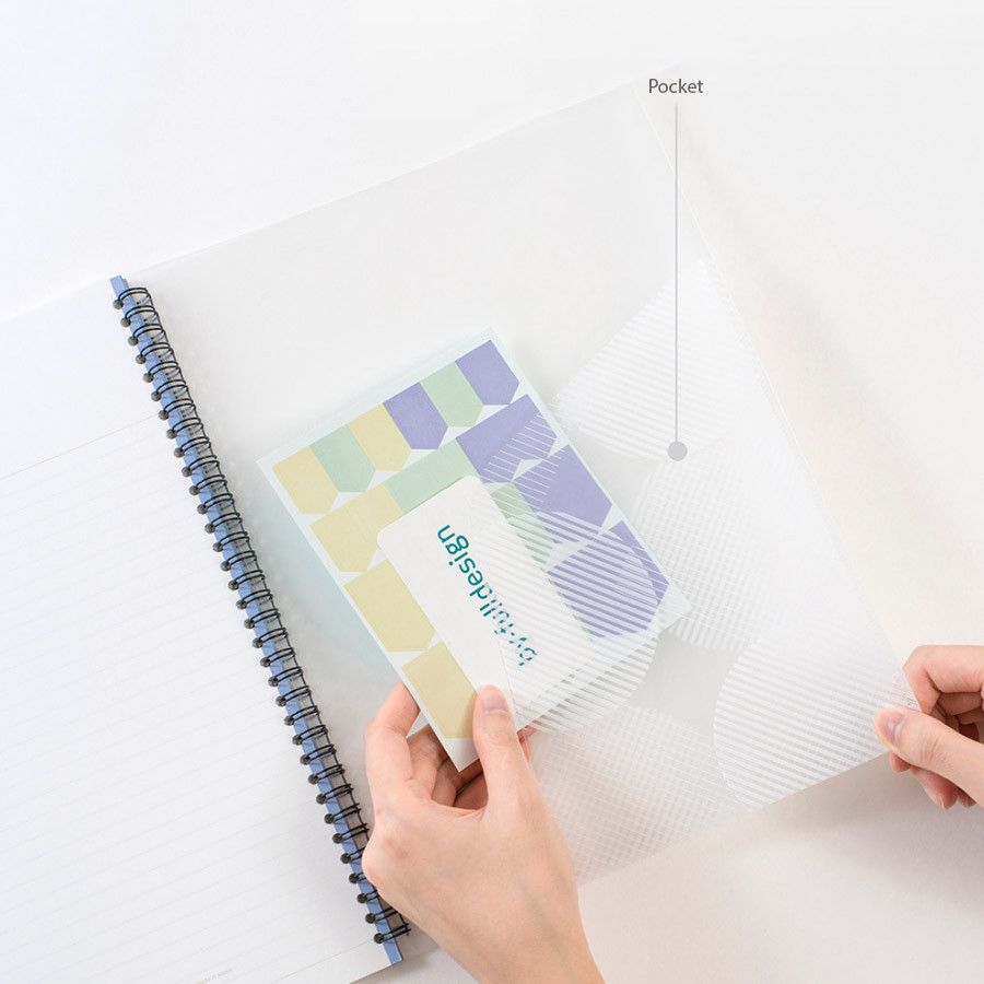 Lightweight 2026 Monthly Planner with Pockets & Ruler