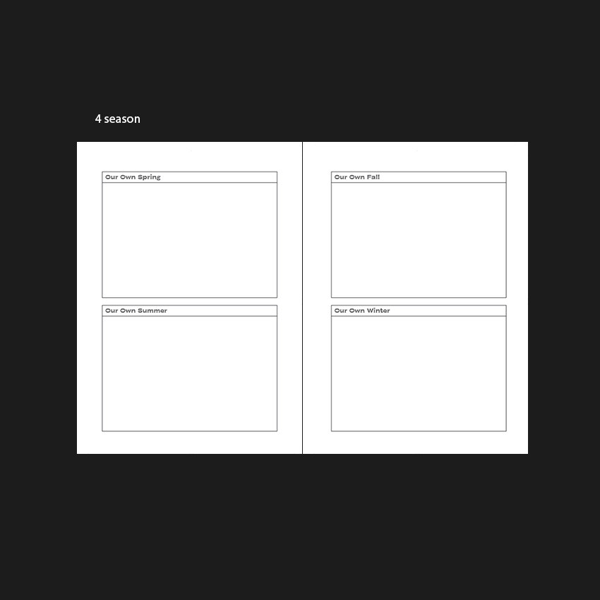 Dailylike 2026 Our Own Season Planner - Hardcover Diary