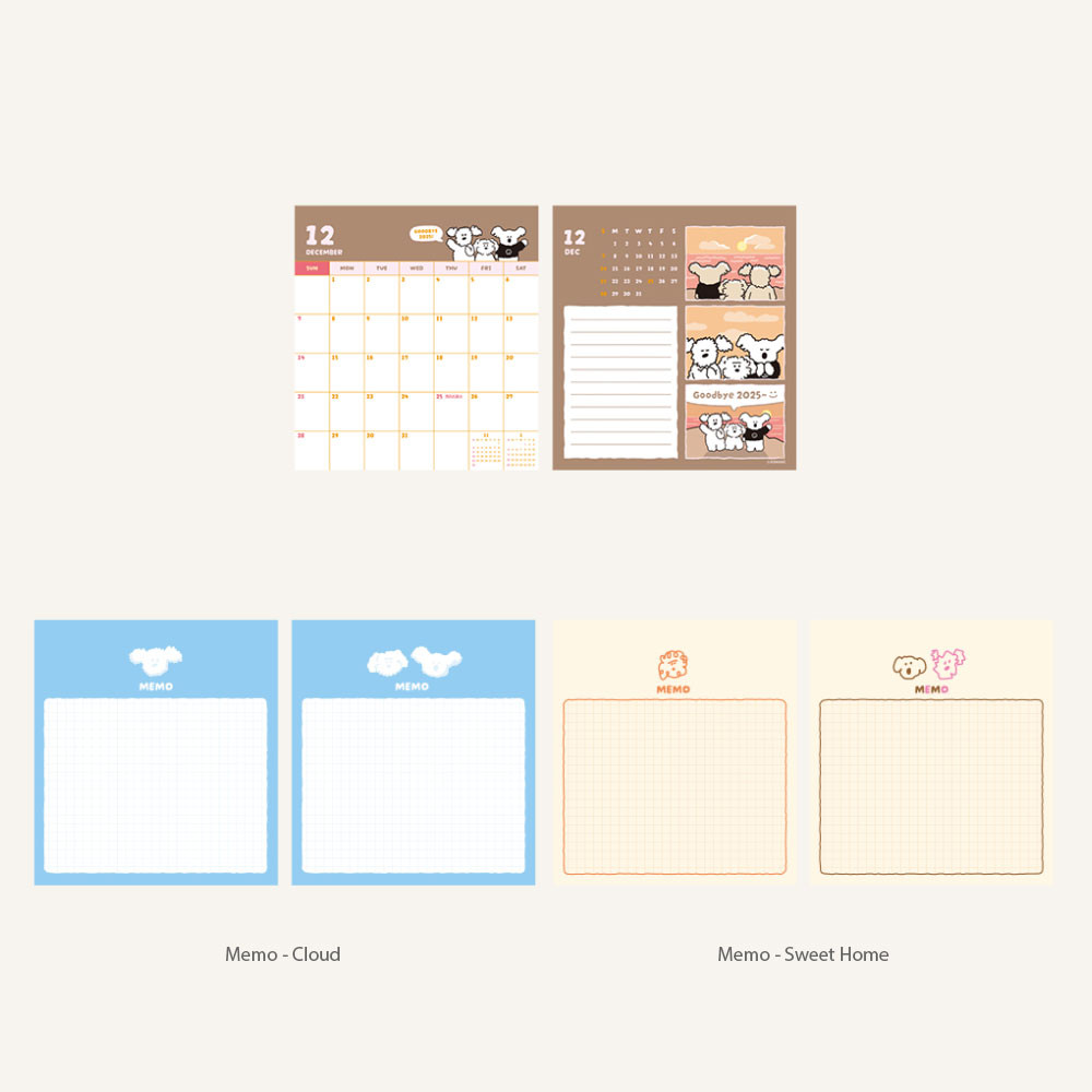 Romane 2025 Brunch Brother Monthly Desk Calendar