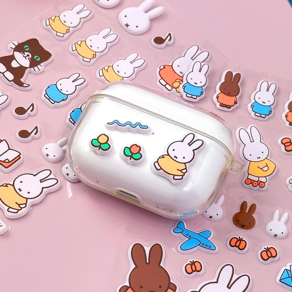 Miffy Cushion Epoxy Sticker - Cute Random Design