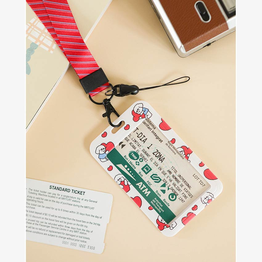 Dailylike My Buddy Card Holder With Neck Strap