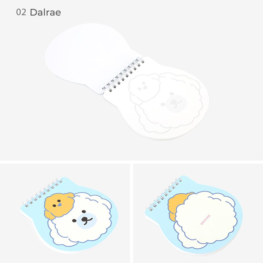 Dailylike Shape Wire bound Memo Notepad: Cute&Portable Notes