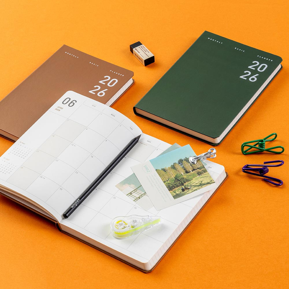 Basic Monthly Planner 2026 | Simple Planning - Ardium