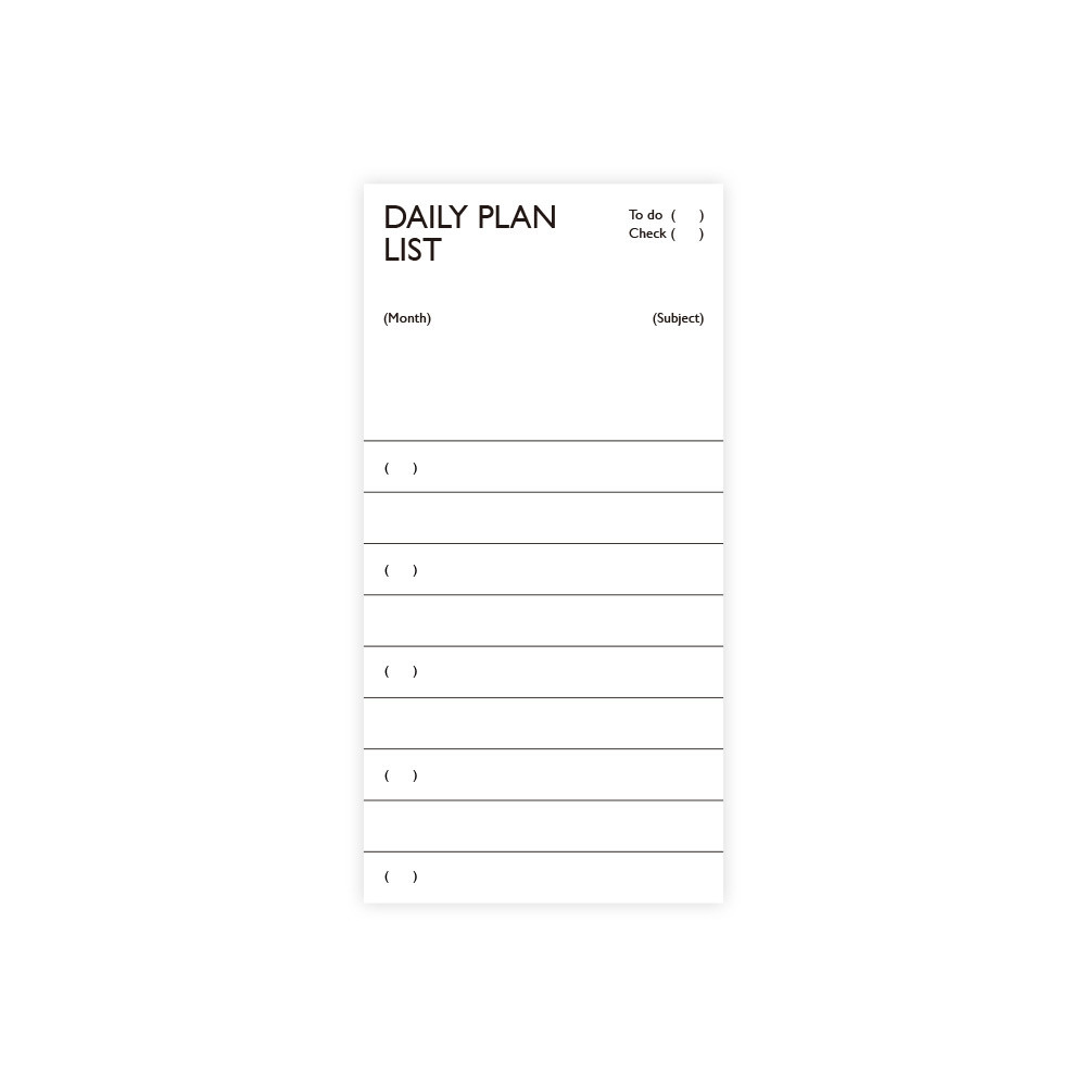 Notful's Daily To Do List Notepad | 100 Sheets Tear-Off