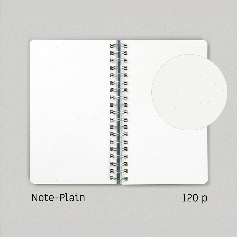 Flat Seed Small Blank Notebook: Paperian Eco Textured Pocket