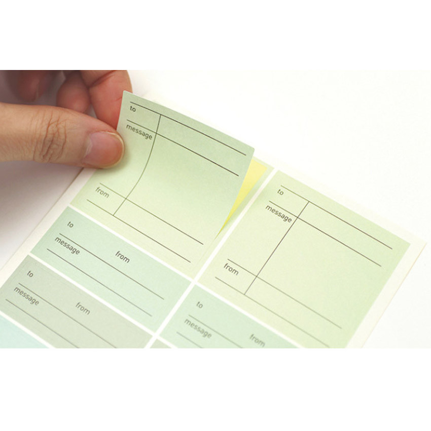 Color Palette Memo Stickers | Paperian Writable Organizers