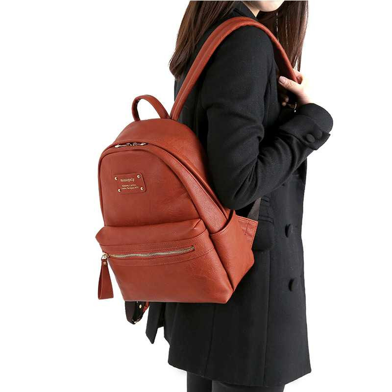 Monopoly Wanna be professional leather small backpack - fallindesign