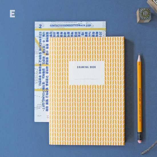 Iconic Analog pattern drawing notebook - fallindesign.com