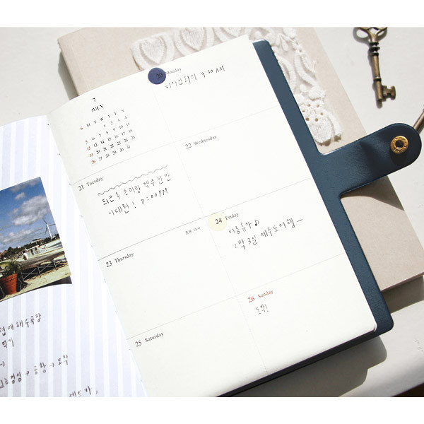 2015 Iconic Colette vintage pattern dated diary scheduler
