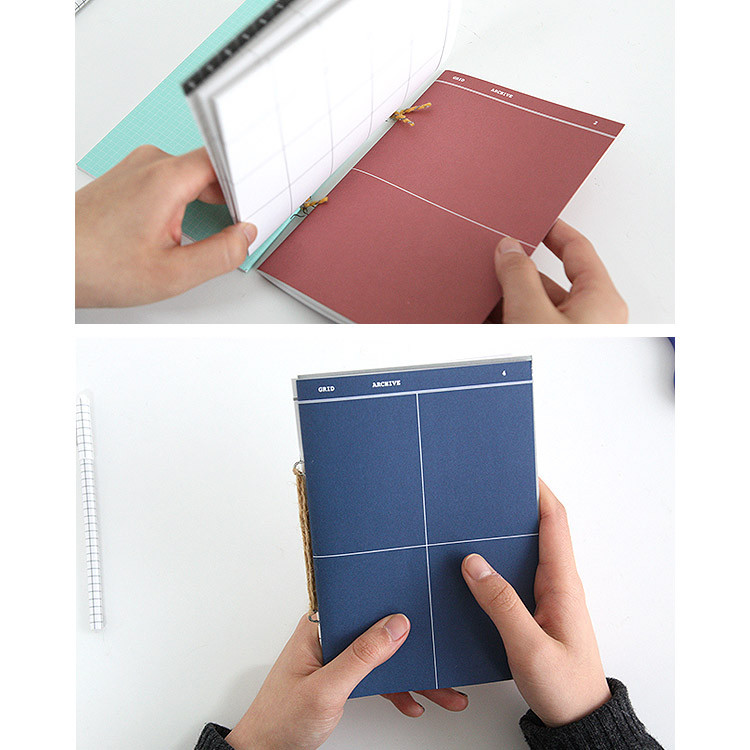 Livework Grid series undated planner scheduler note - fallindesign