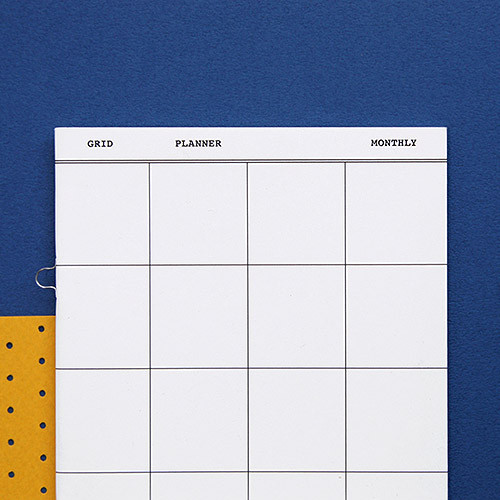 Livework Grid series undated planner scheduler note - fallindesign