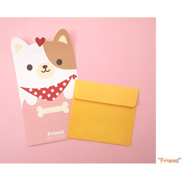 2young Animal friends letter paper and envelope set - fallindesign