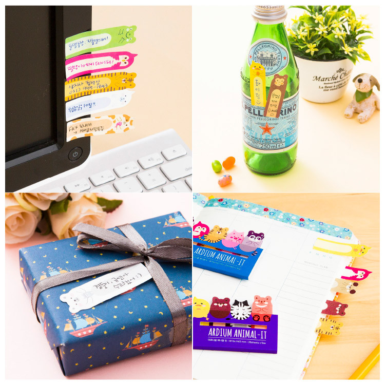 Ardium Cute animal sticky memo notes set - fallindesign