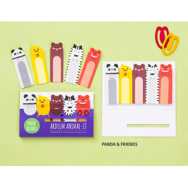 Ardium Cute animal sticky memo notes set - fallindesign
