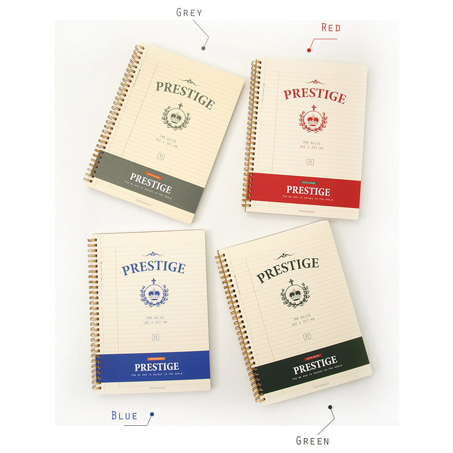 2Young Wirebound prestige perforated lined notebook