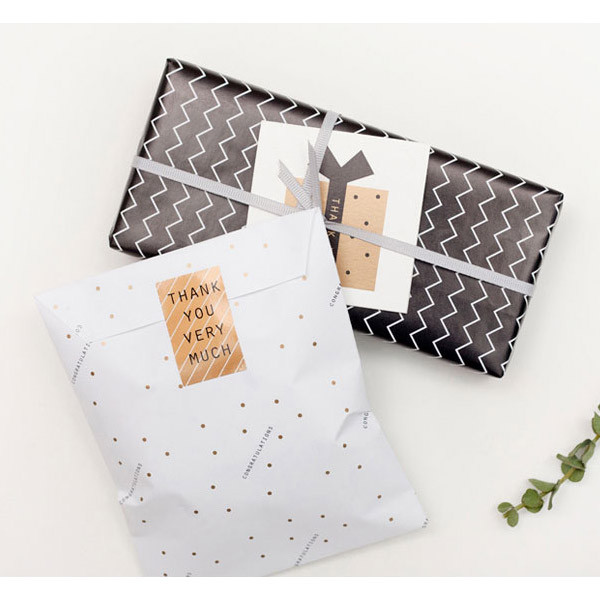 Jstory Pattern wrapping paper set with deco sticker - fallindesign