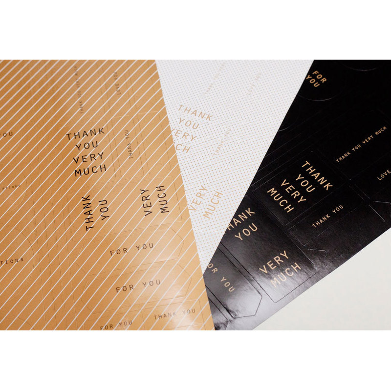 Jstory Pattern wrapping paper set with deco sticker - fallindesign