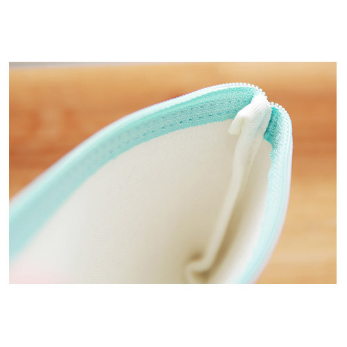 PLEPLE Ololo flower pattern zipper pencil pouch - fallindesign