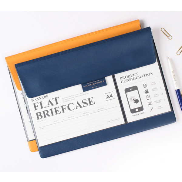 Wanna This Wannabe flat file folder pouch - fallindesign