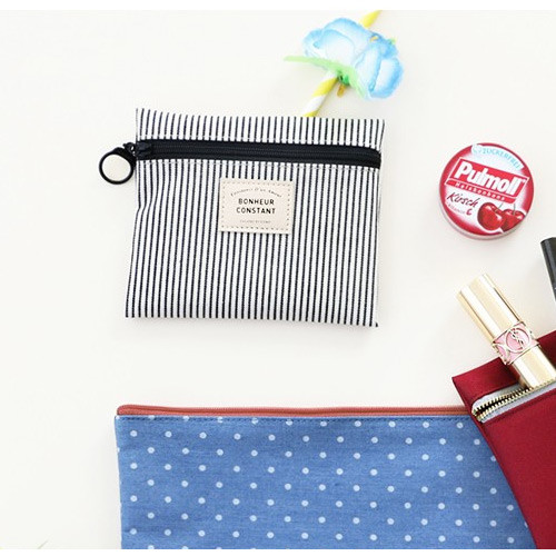 Iconic Basic pattern small zipper pouch ver.2 - fallindesign